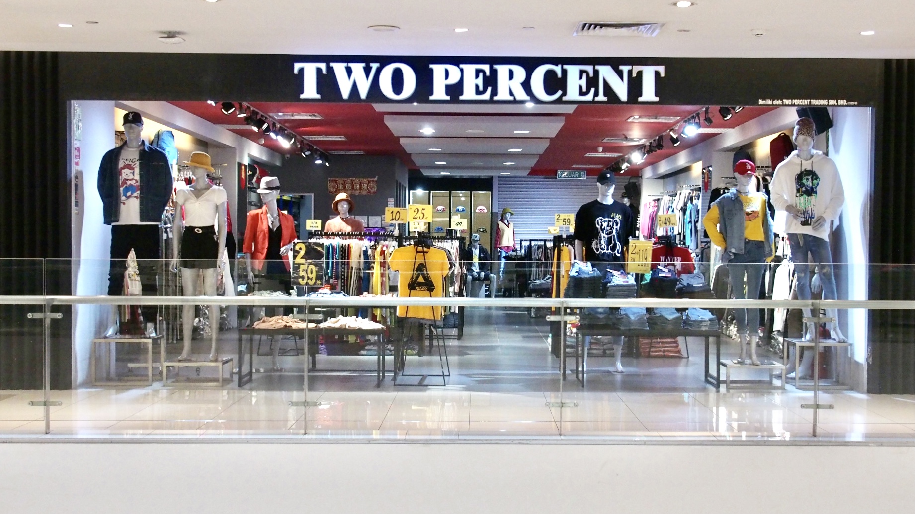 TWO PERCENT - Klang Parade Mall